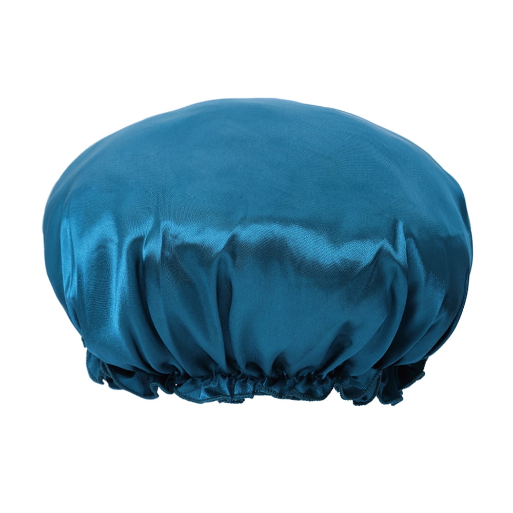 Toptie Women Satin Bonnet Night Sleep Cap Elastic Night Hair Cover-Dark ...