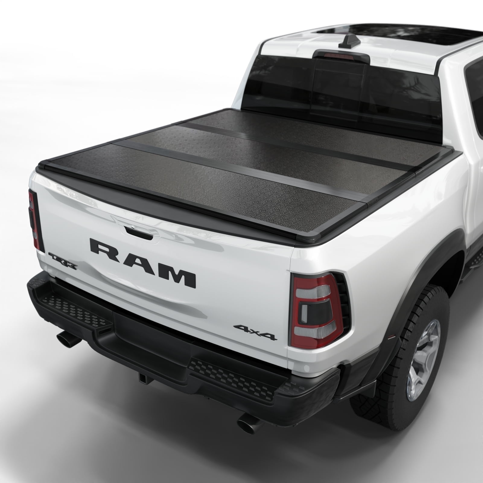 Toptiny Hard Tri-Fold Truck Bed Tonneau Cover Fits 09–25 Dodge Ram 1500 ...
