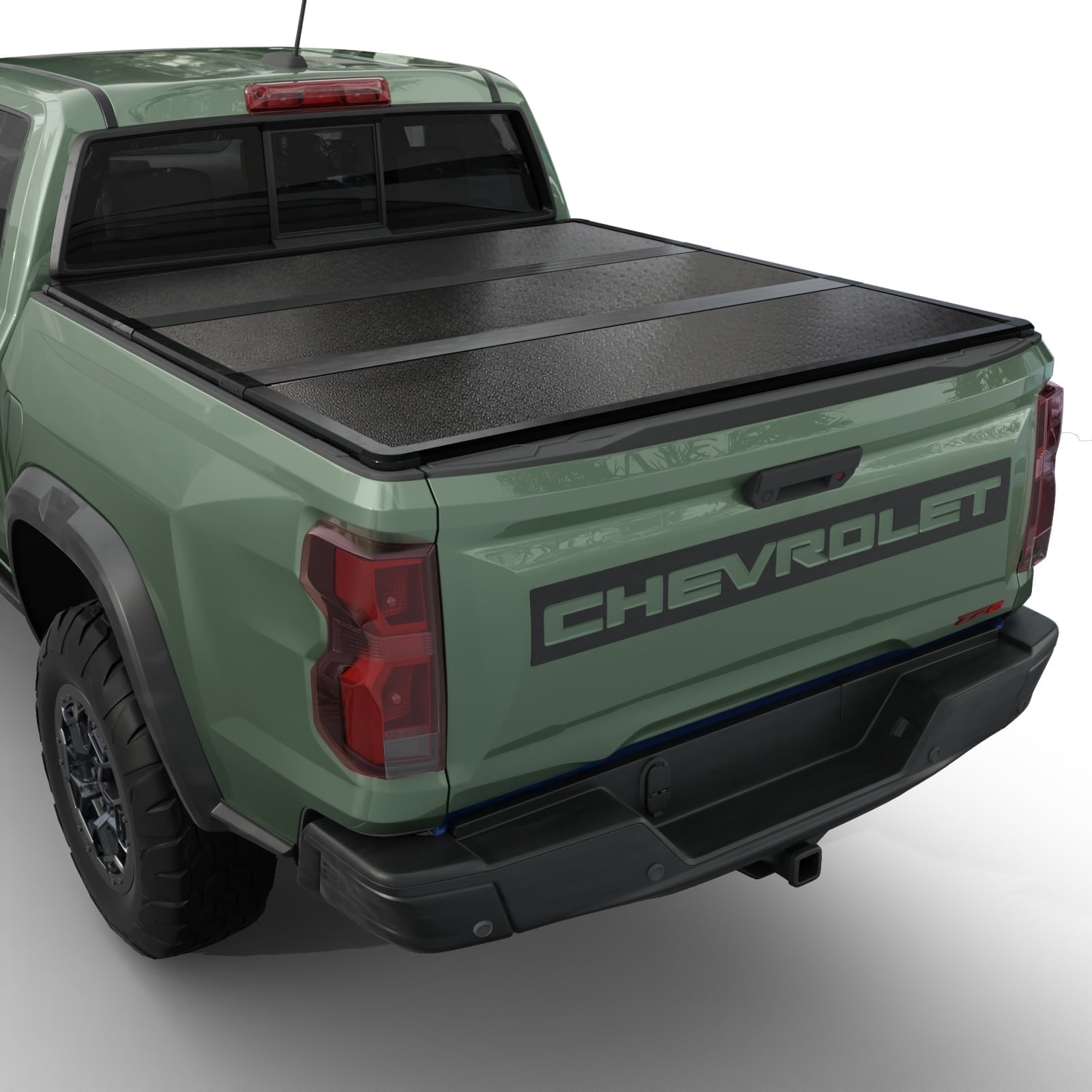 Toptiny Hard Tri-Fold Truck Bed Tonneau Cover Fits 19–25 Chevy ...