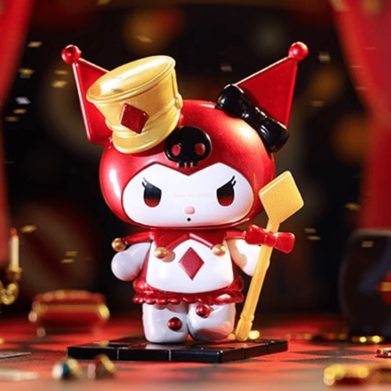 Toptoy Kuromi Figure Poker Kingdom Sanrio Genuine Mystery Box Cute ...