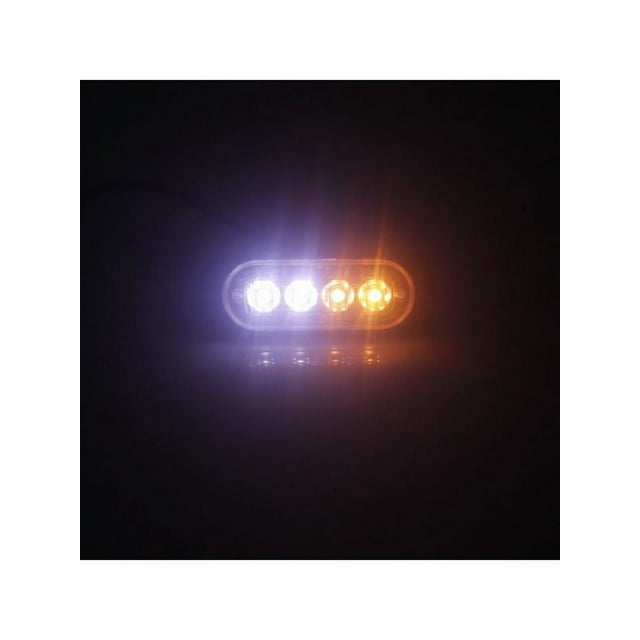 Topumt 4 LED Strobe Warning Light Breakdown Emergency Traffic Light Car ...