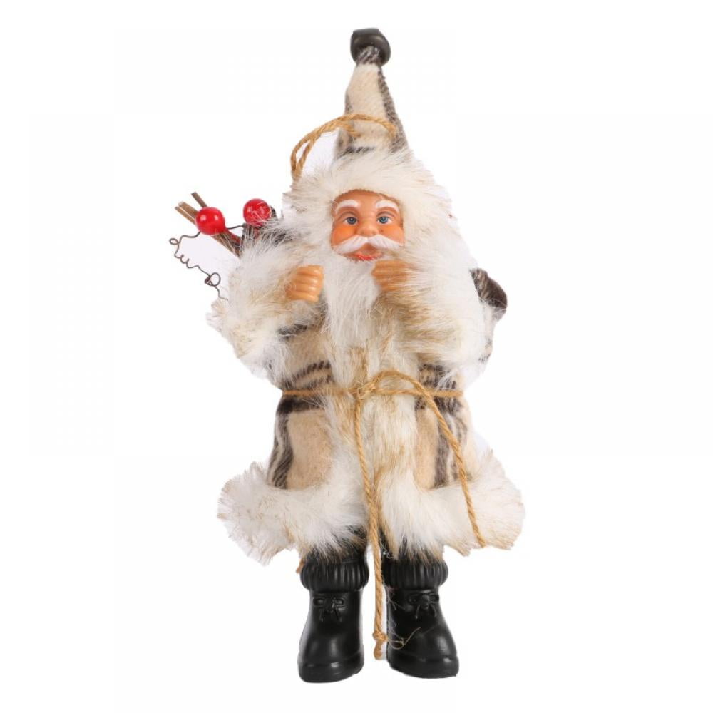 Topumt Christmas Santa Claus Luxury Standing Santa Claus Christmas ...