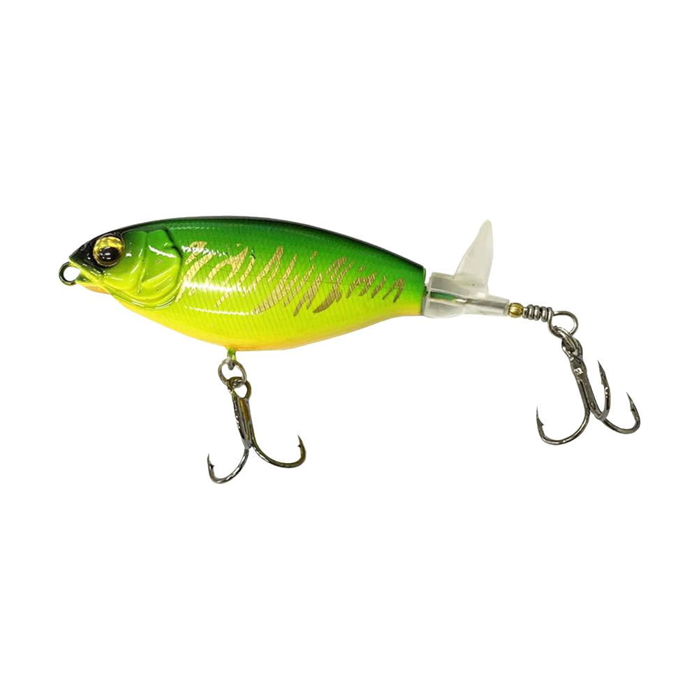 Topwater Fishing Lure Whopper Popper Wobbler Bait Propeller Artificial ...