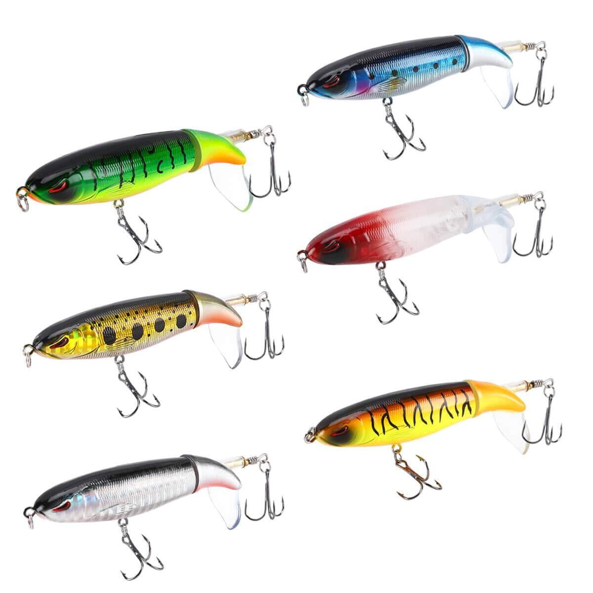 Topwater Fishing Lures for Bass, Whopper Plopper Topwater Floating ...
