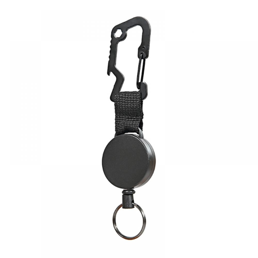 Topwoner 1 Retractable Key Chain Belt Clip, With Carabiner, Reel Card ...