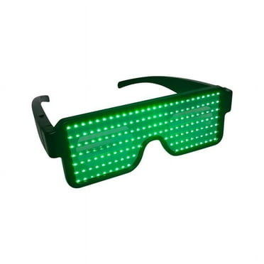 12 PCS Light-Up Star Glasses LED Flashing Blinking Sunglasses Rave ...