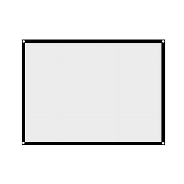 Topwoner Foldable 16:9 Projector Screen Cloth High Brightness ...