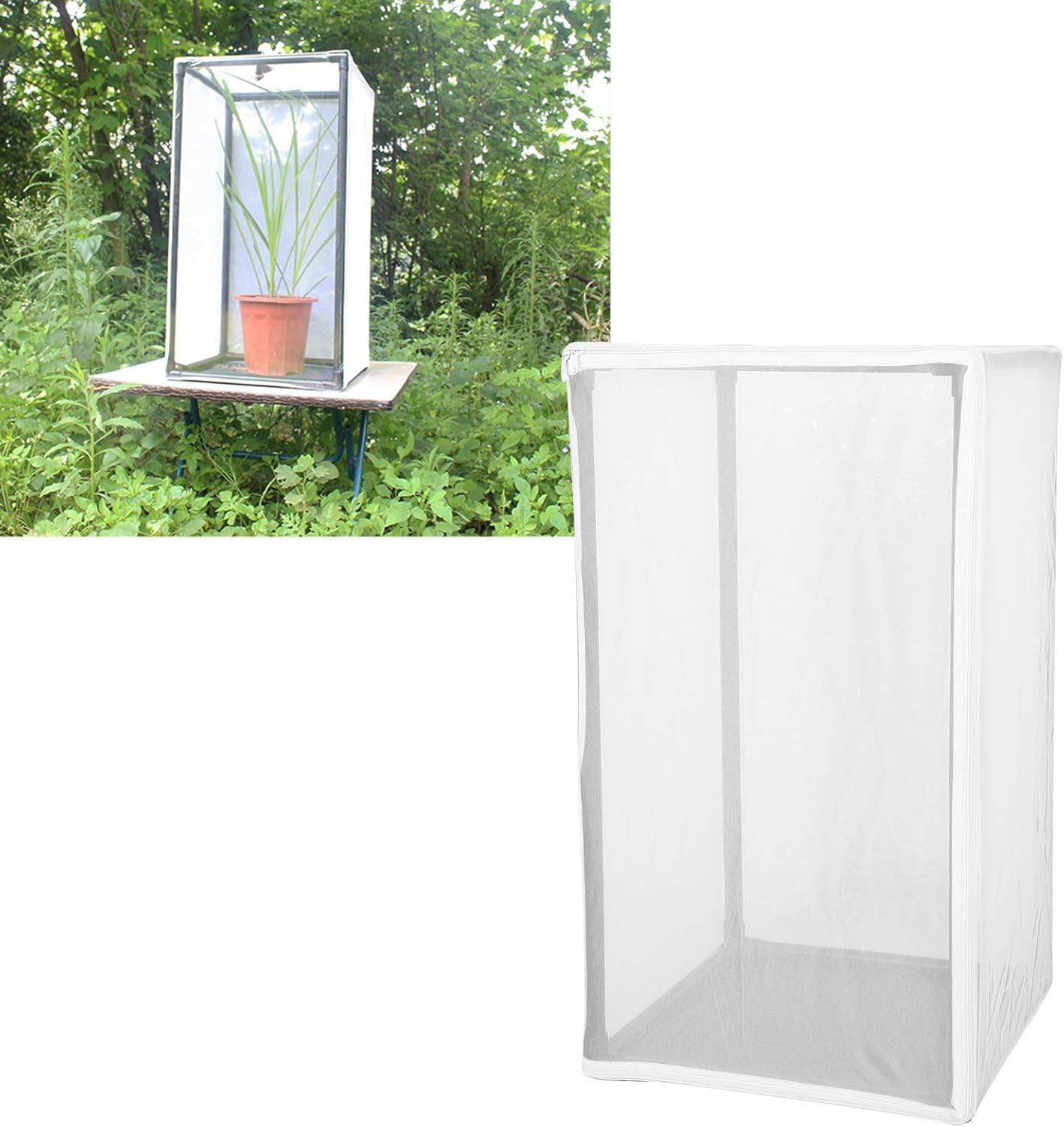 Topyond Butterfly Habitat Cage, Large 30 Inch Monarch Insect Mesh Cage ...