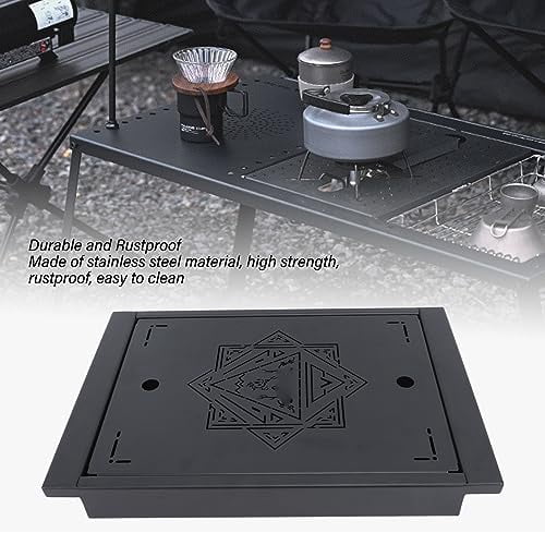 Topyond Camping Table Board, Portable Picnic Desk for Spider Stove ...