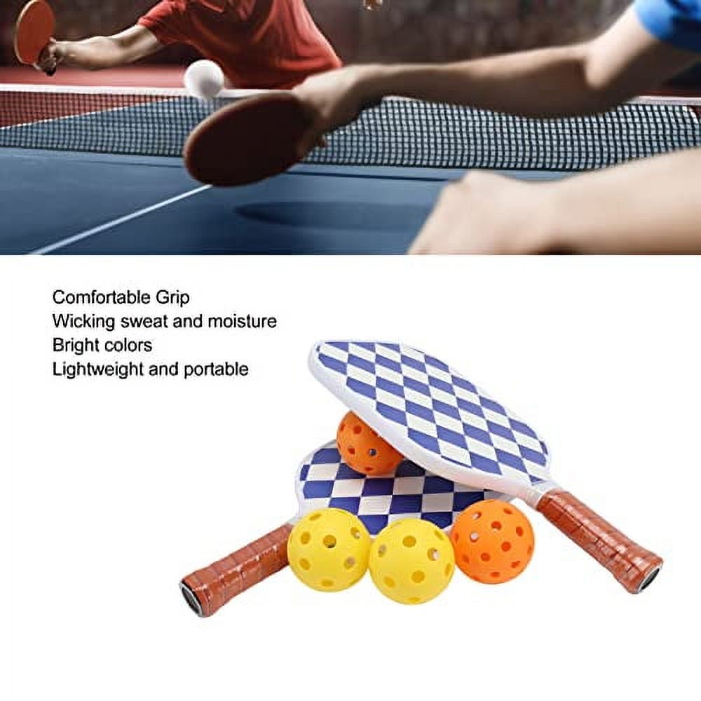 Topyond Fiberglass Ball Paddles Set, Portable Fiberglass Ball Set ...