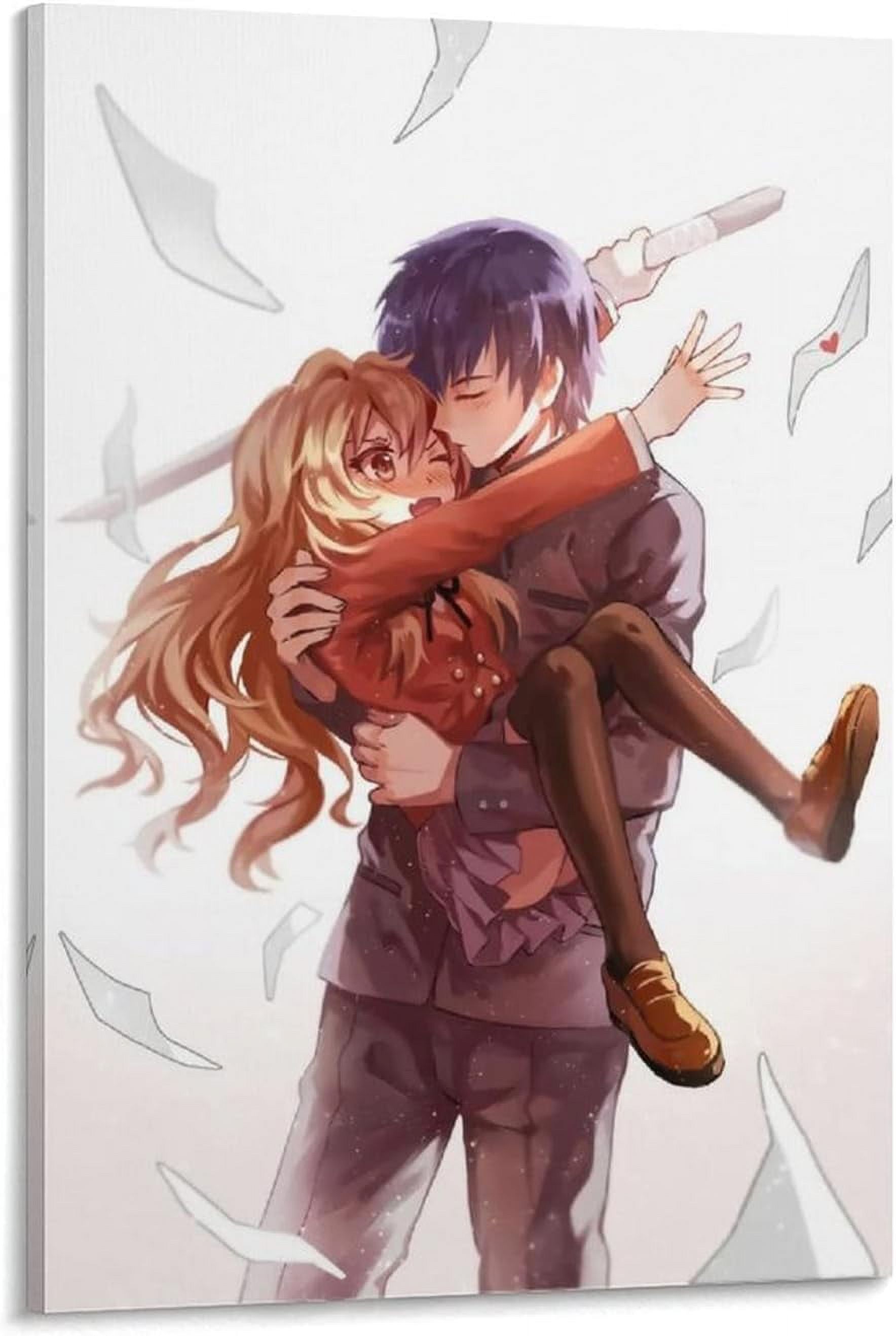 Toradora Vintage Anime Aesthetic Poster Takasu Ryuuji And Aisaka Taiga ...
