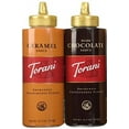 Torani 16.5Oz 2-Pack Sauce Sampler, Chocolate & Caramel - Walmart.com