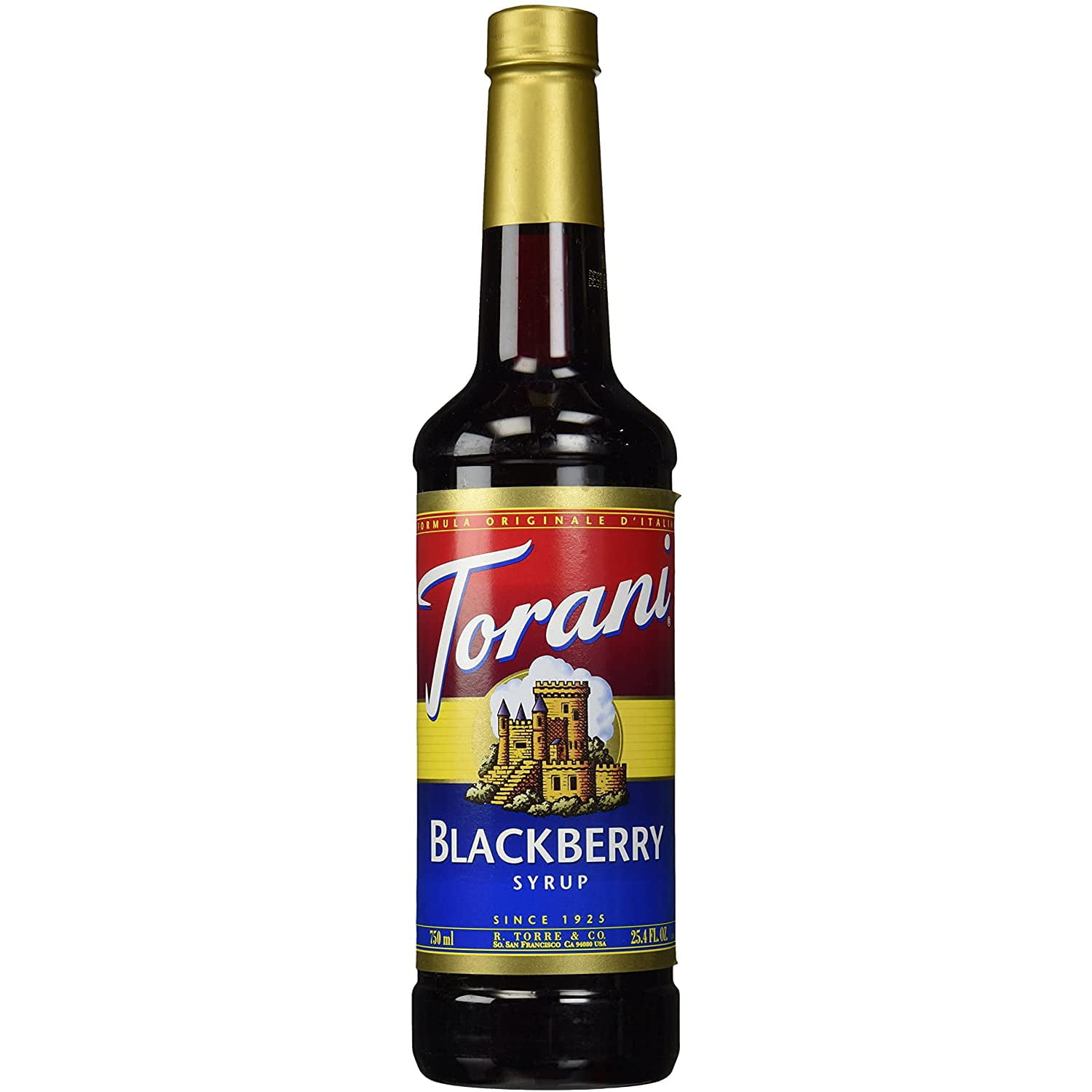 Torani Syrup, Blackberry, 25.4 Ounce (Pack of 1) - Walmart.com