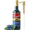 Torani Blueberry Syrup, Includes Little Squirt Syrup Pump, 750ml, 25.4 ...