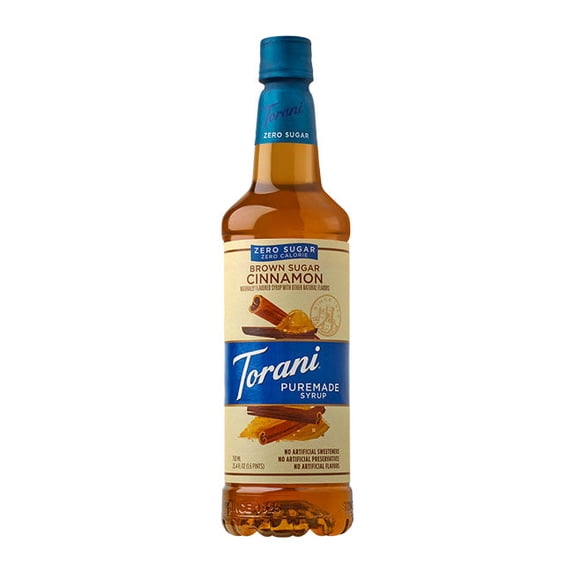 Torani Brown Sugar Cinnamon Puremade Zero Sugar Syrup PET cs 4/750 ml ...