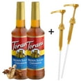 Torani Brown Sugar Cinnamon Syrup, 24.5 oz (750 Ml) + Gold Syrup Pump l ...