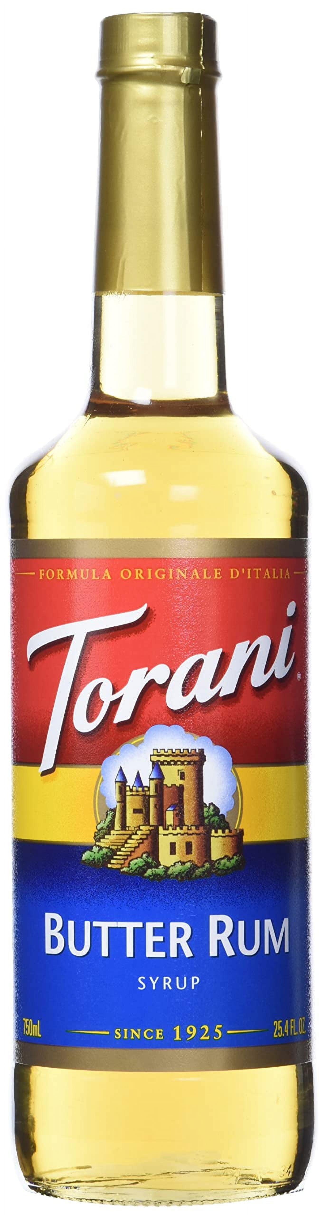 Torani Butter Rum Syrup 750Ml - Walmart.com