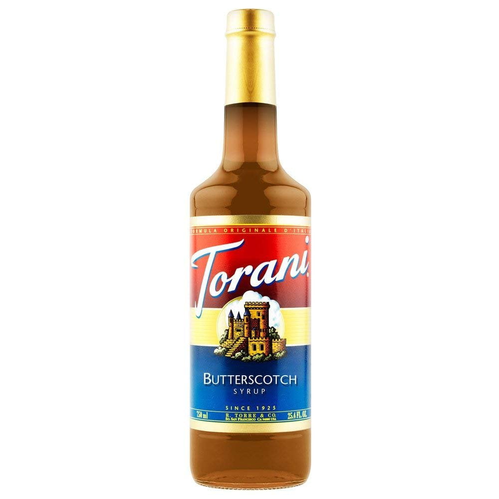 Torani, Syrup, 750mL, Butterscotch Flavor, Suitable for Coffee and ...