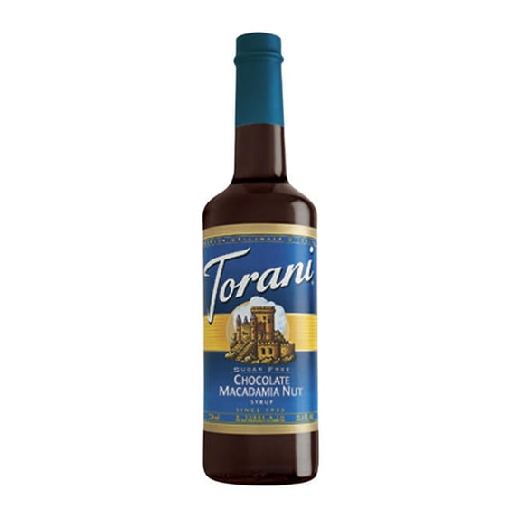 Torani Chocolate Macadamia Nut Sugar Free Syrup cs 12/750 ml - Walmart.com