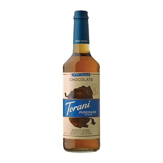 Torani Chocolate Puremade Zero Sugar Syrup cs 4/750 ml - Walmart.com