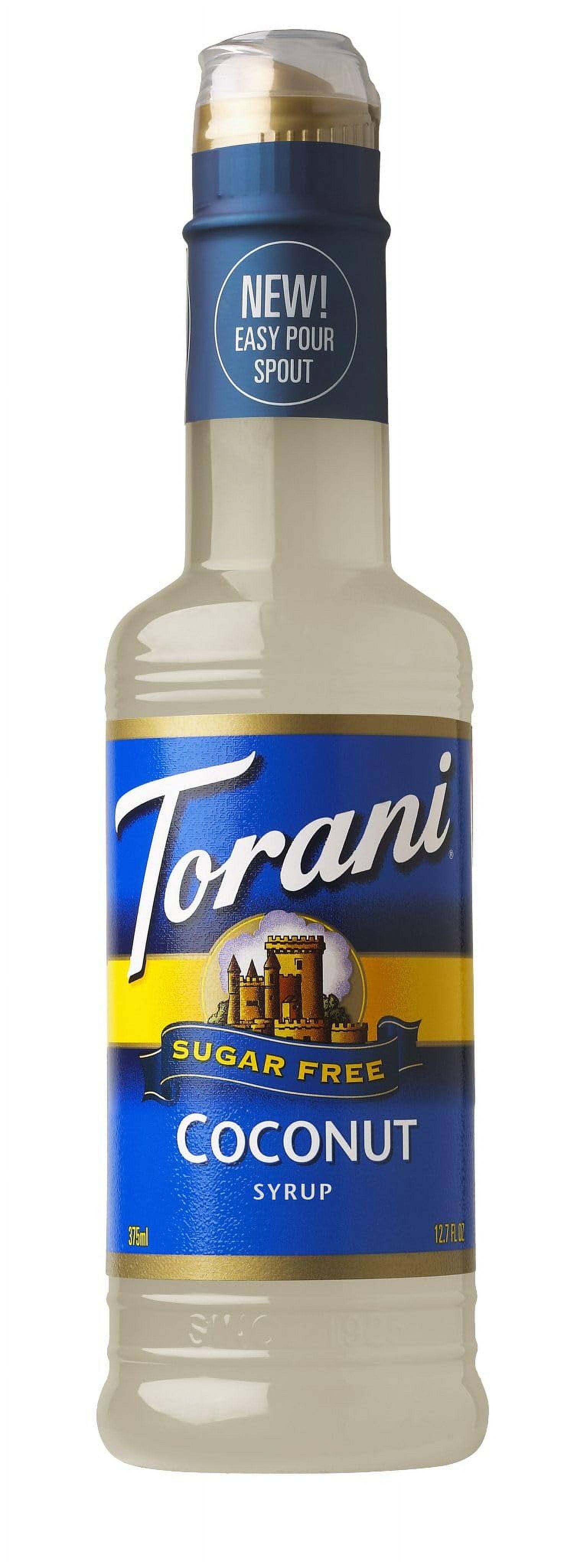 Torani Coconut Syrup, Sugar Free, Kosher, 12.7 Fluid Ounce (Pack Of 4 ...