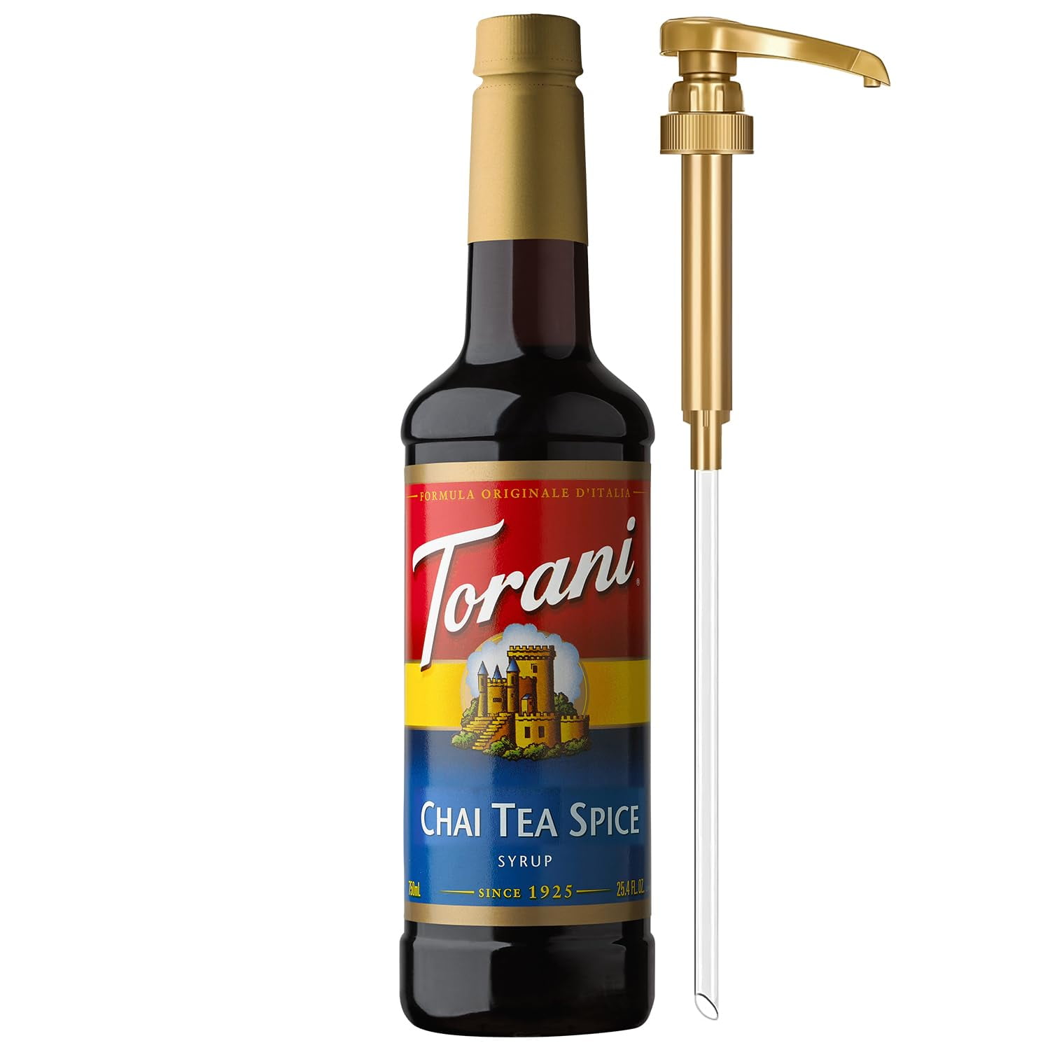 Torani Coffee Syrup, Chai BDF32 Tea Spice Flavored Syrup for Drinks ...