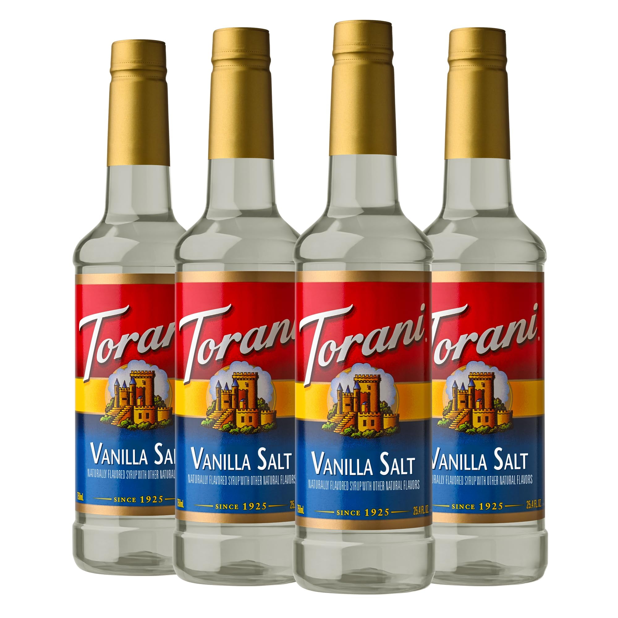 Torani Coffee Syrup, Salted Vanilla, Flavored Syrup For Drinks, 25.4 Fl ...