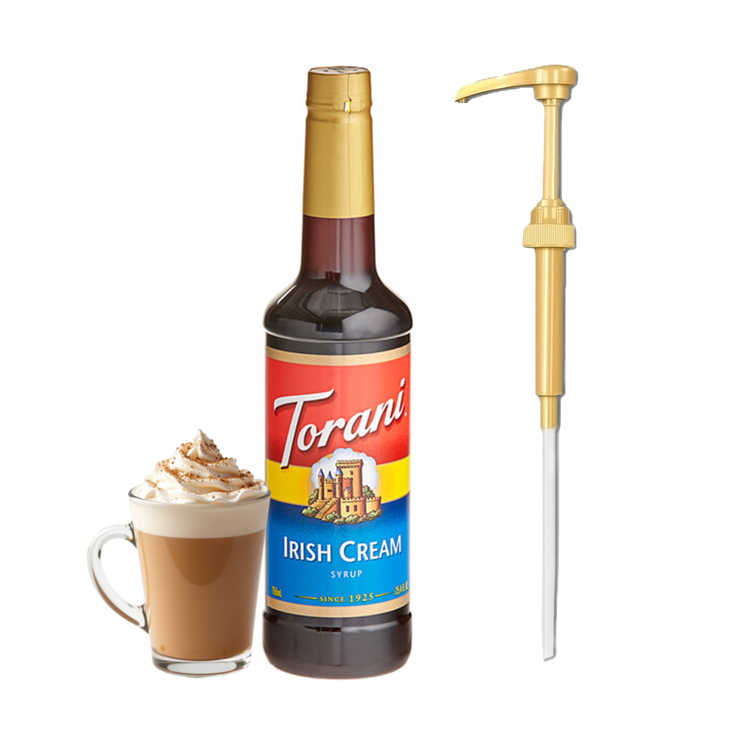 Torani Irish Cream Flavouring Syrup, 25.4 fl oz Plastic Bottle with ...