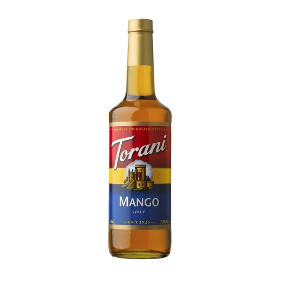 Torani Mango Syrup 750ml, Golden Orange Color, Tropical Mango Flavor ...
