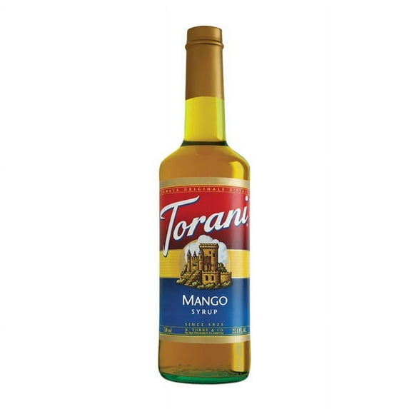 Torani Mango Syrup 750ml, Golden Orange Color, Tropical Mango Flavor ...