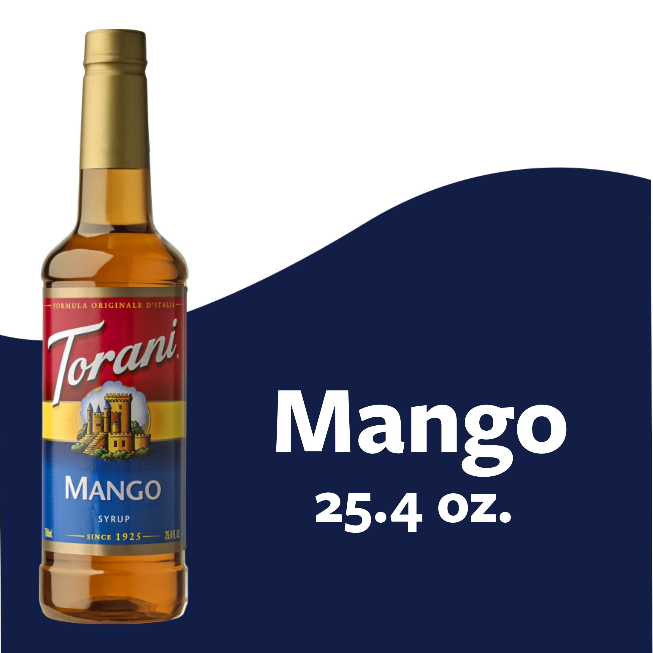 Torani Original Mango Syrup, Authentic Coffeehouse, Mango Tea and Soda ...