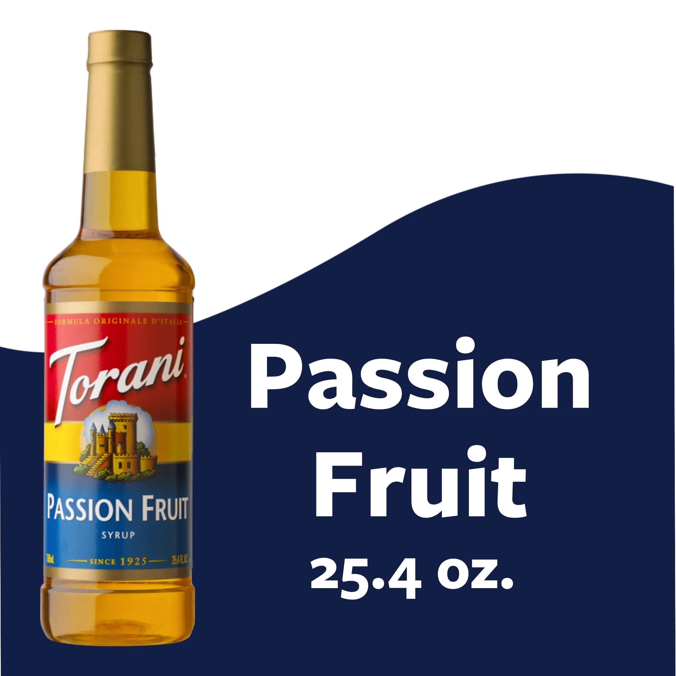 Torani Original Passion Fruit Syrup, Authentic Coffeehouse, Tea and ...