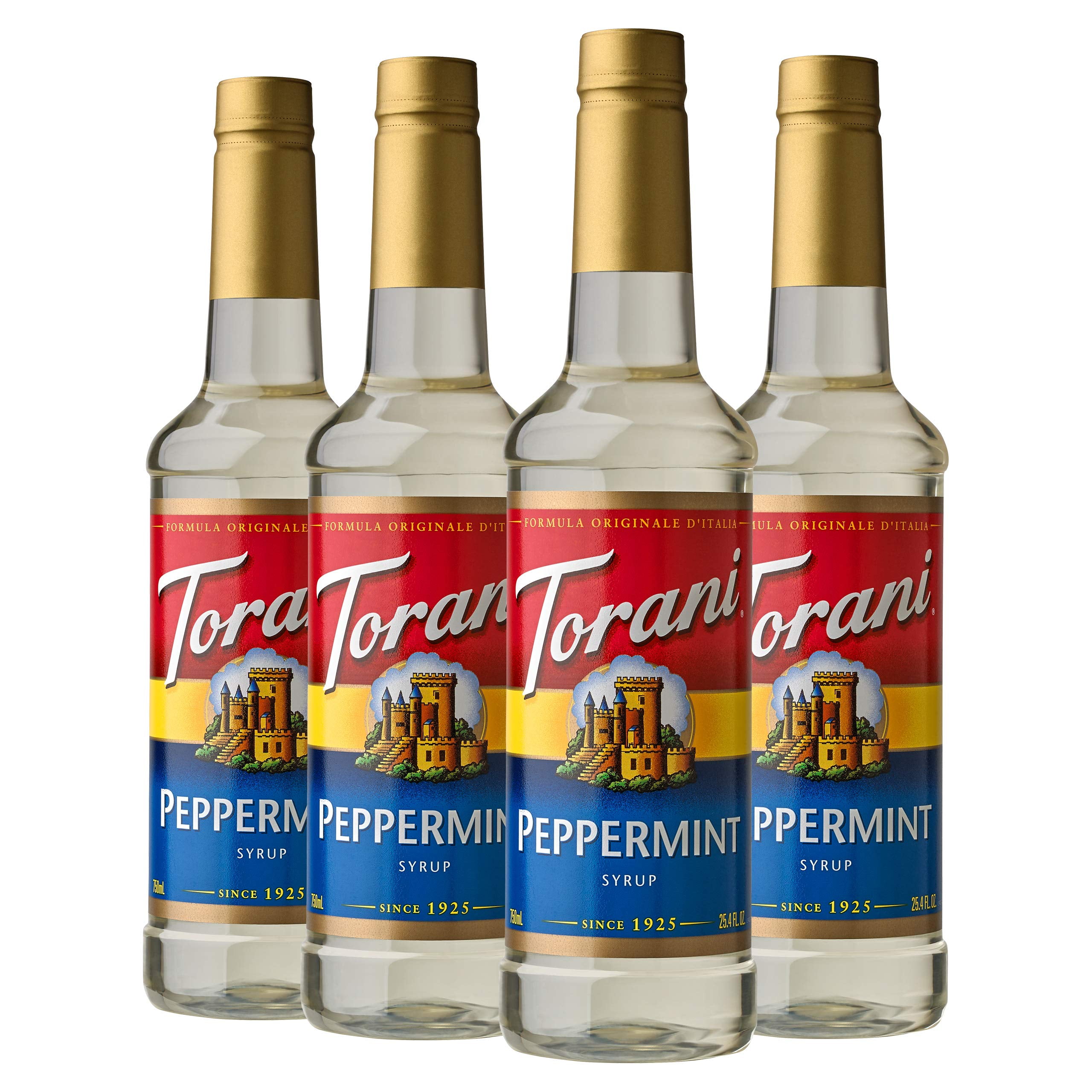 Torani Authentic Peppermint Flavored Syrup, 12.7oz, Pack of 4 - Walmart.com