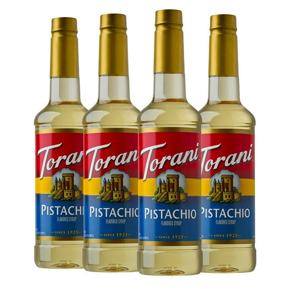 Torani Pistachio Flavored Drink Syrup, 25.4 fl oz (Pack of 4) - Walmart.com