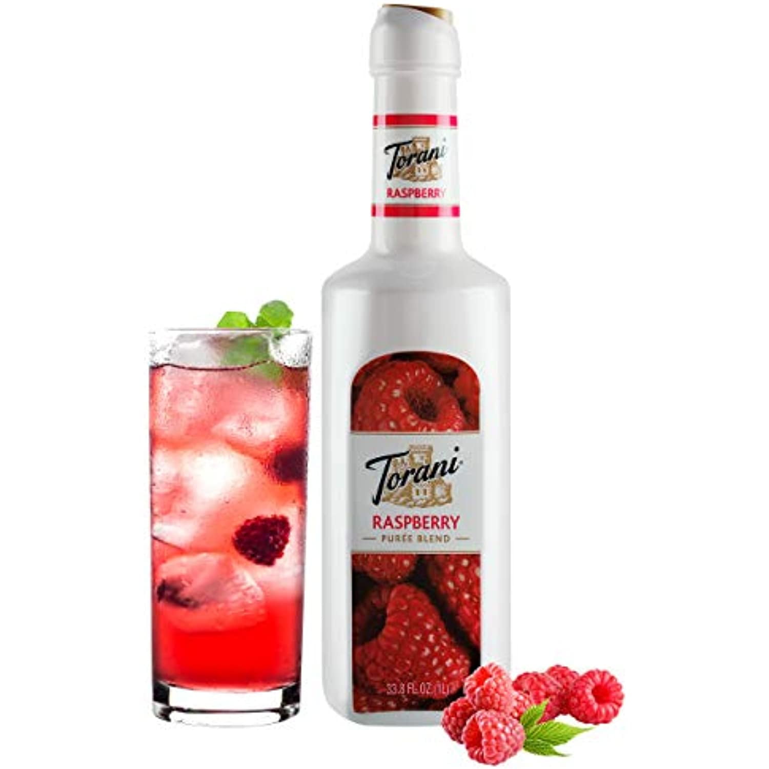 Torani Puree Blend, Raspberry, 33.8 Ounces - Walmart.com