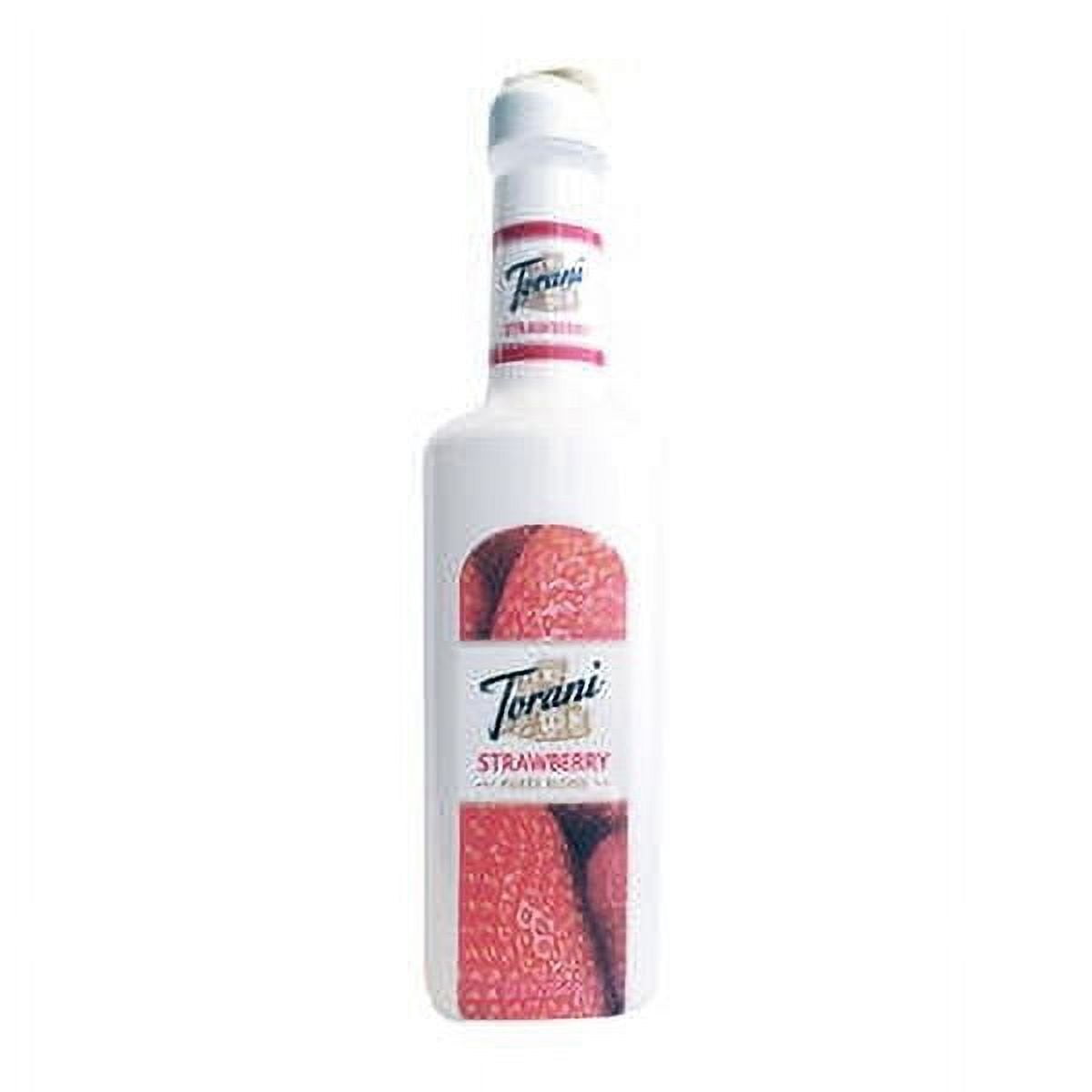 Torani Puree Blend Strawberry, Real Fruit, No Refrigeration Needed, Mix ...