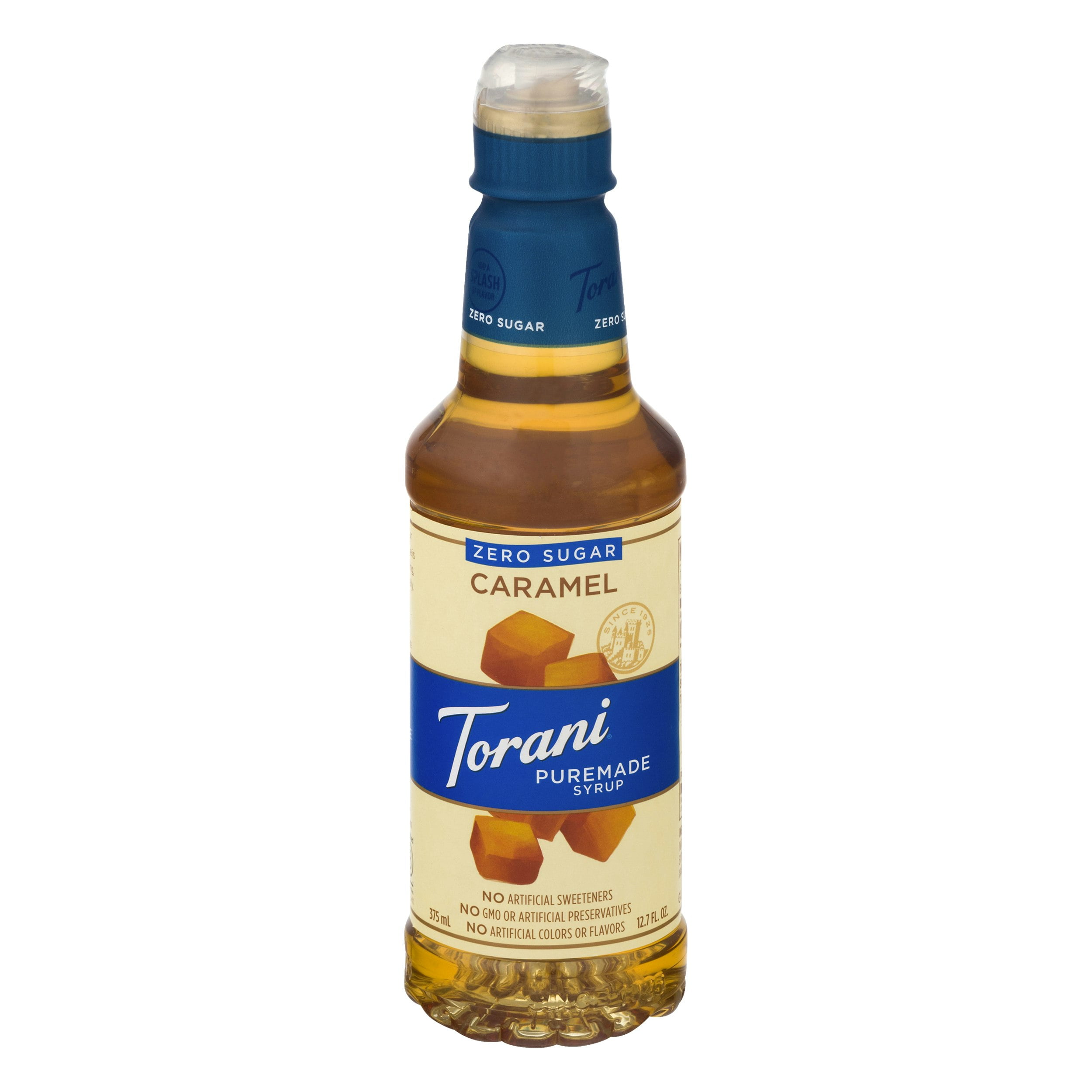 Torani Puremade Caramel Zero Sugar Syrup 375 ml (Pack Of 4) - Walmart.com
