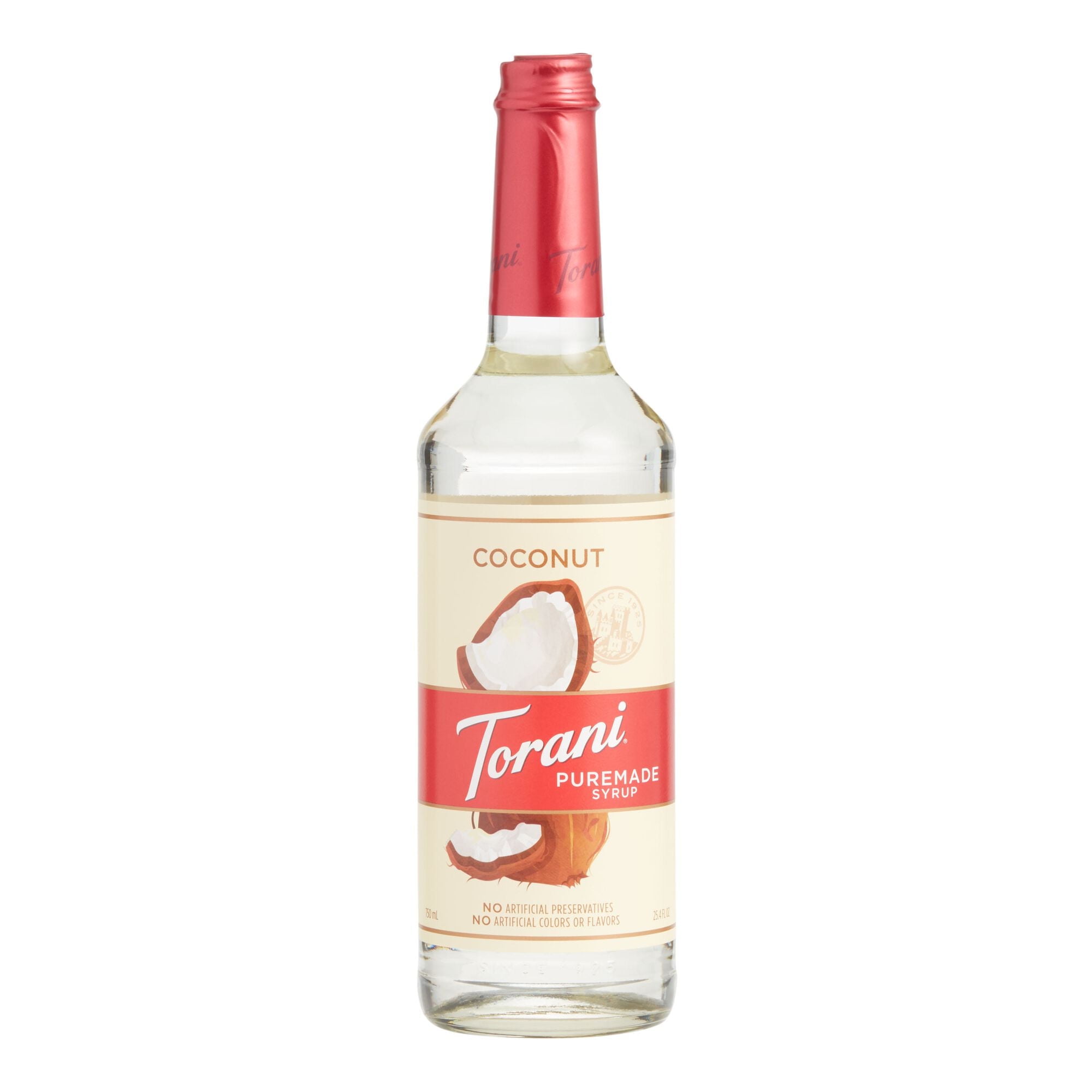 Torani Puremade Coconut Syrup 750ml - Walmart.com