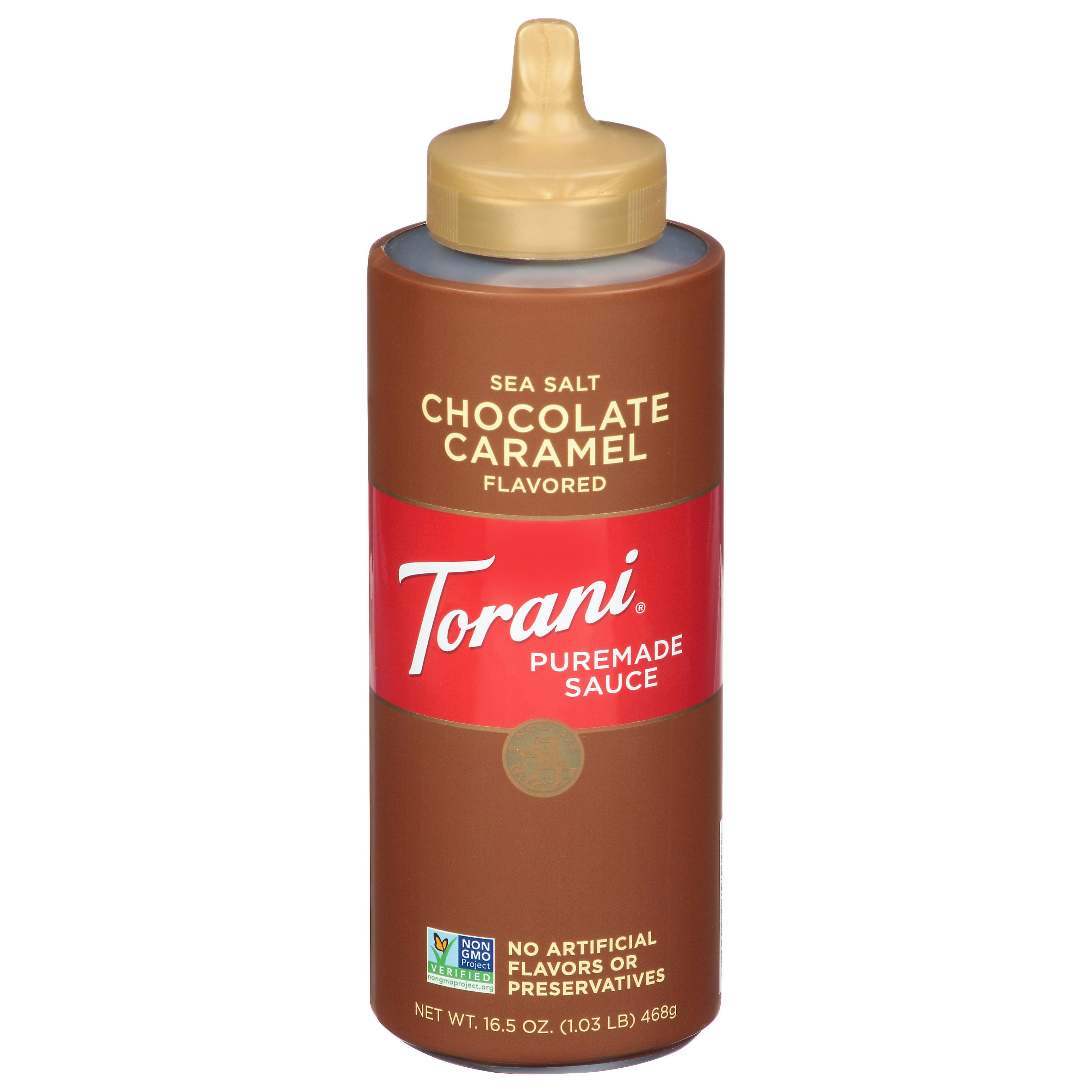 Torani Puremade Salted Caramel Sauce 16.5 oz (Pack Of 8) - Walmart.com