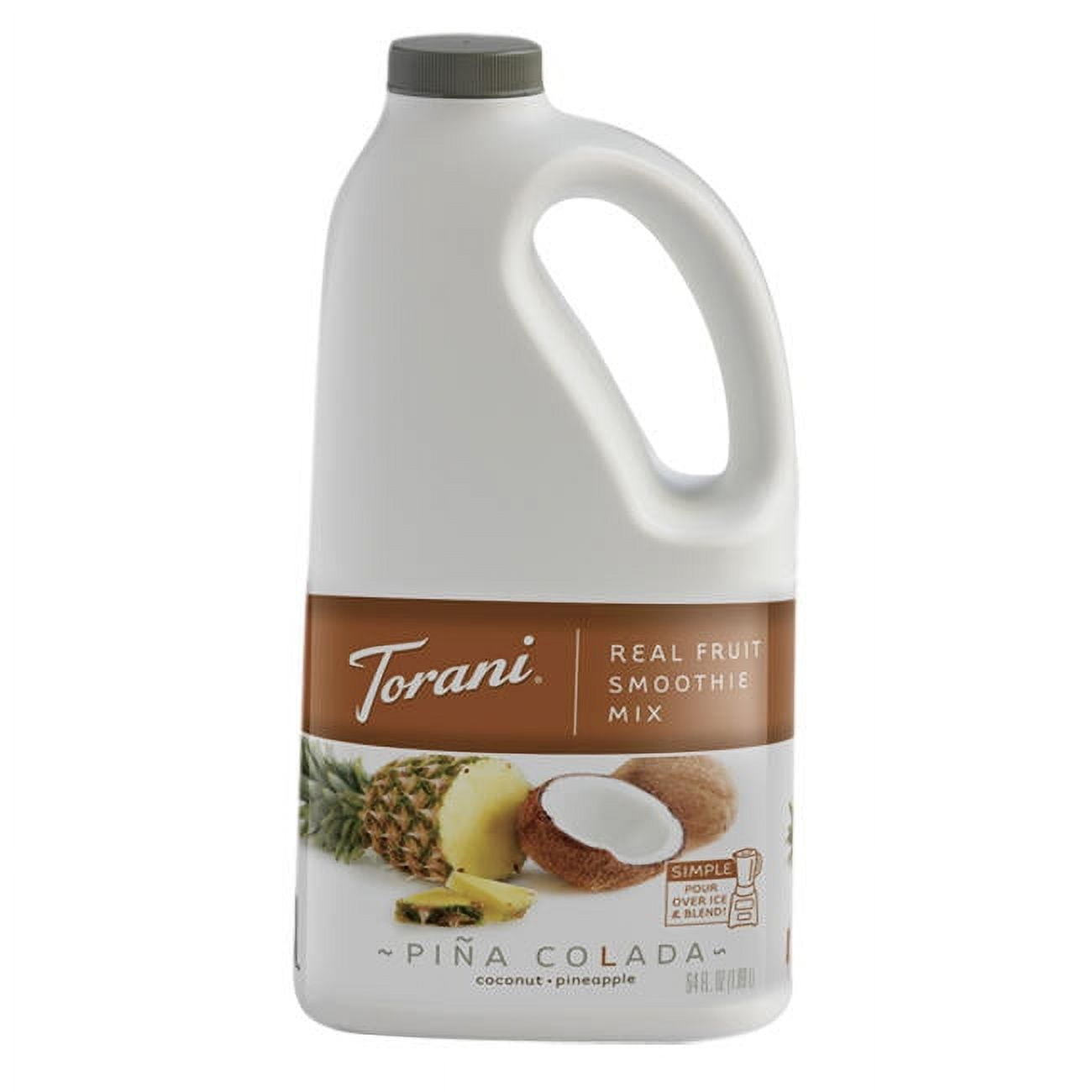 Free Shipping! Torani Real Fruit Smoothie Mix Pina Colada 64 Ounce ...