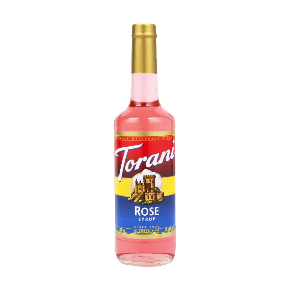 RTORRANI Rose Syrup, 750 ml Glass Bottle, Rose Concentrate, Sweet Syrup ...