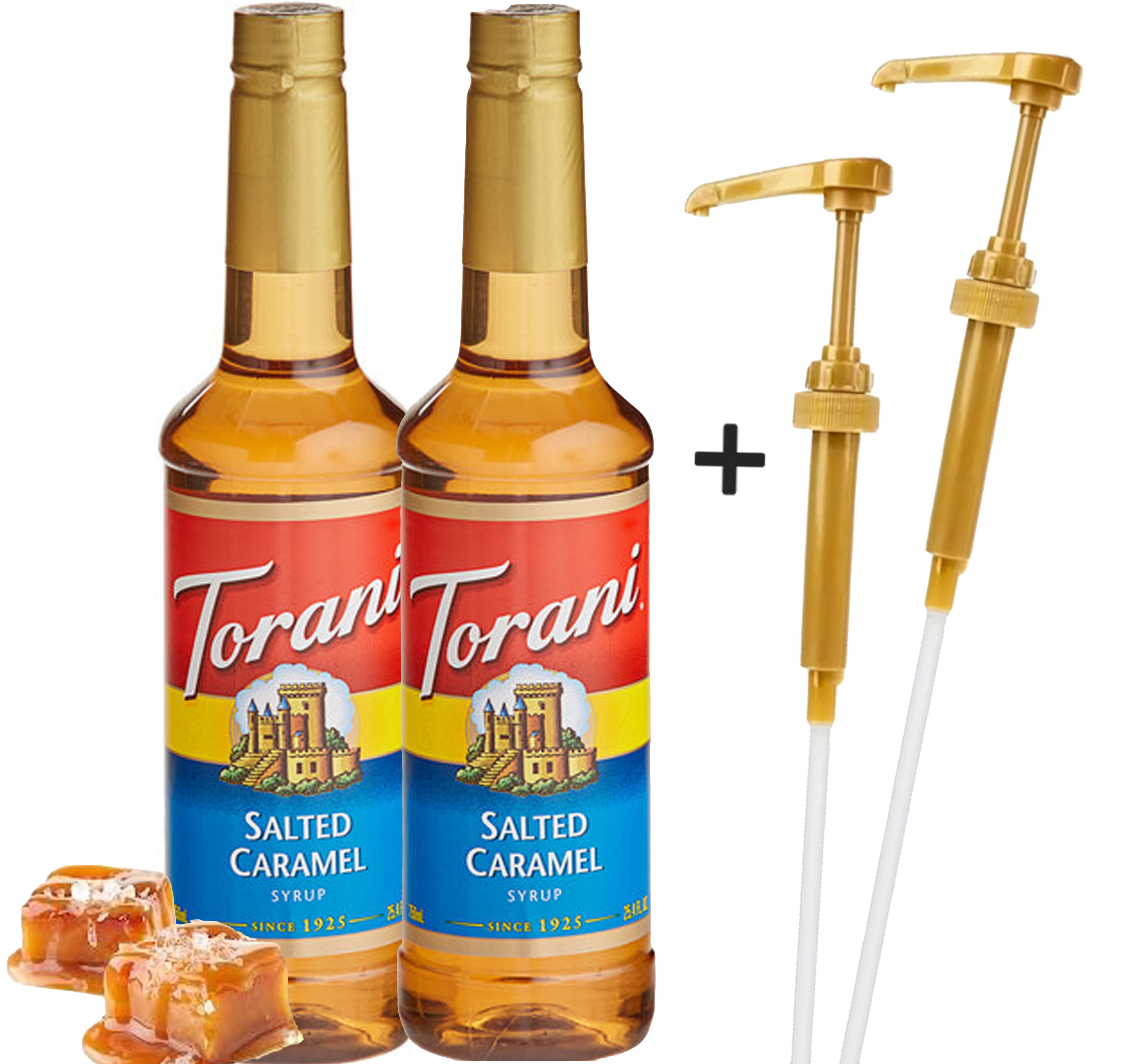 Torani Salted Caramel Flavoring Syrup 24.5 oz (750 mL) Plastic Bottle ...