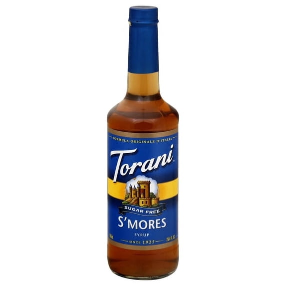 Torani, Syrup, Smores, Toasty Aroma, 750ml Bottle, Sugar Free - Walmart.com