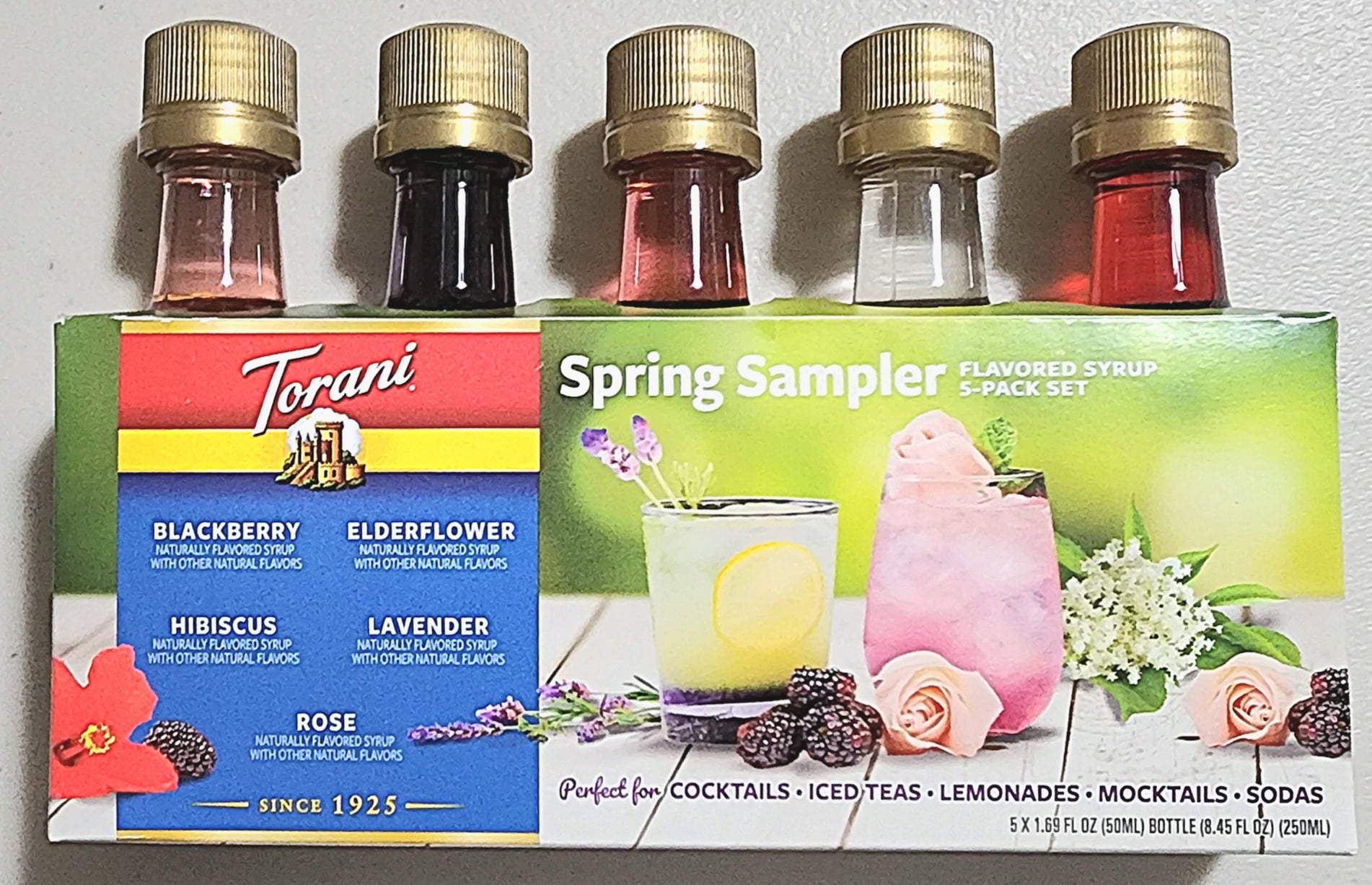 Torani Spring Sampler Flavored Syrup 5-Pack Set - Walmart.com
