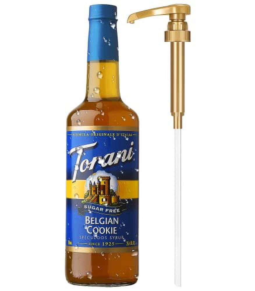 Torani Sugar Free Belgian Cookie Speculoos Syrup with Little Squirt ...