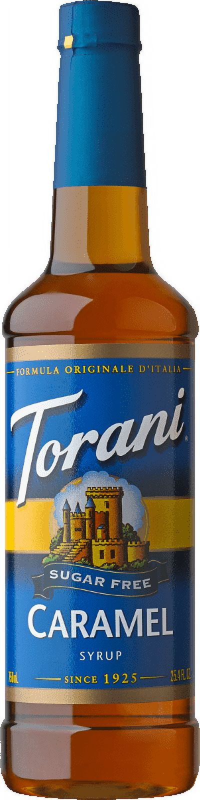 Torani Sugar Free Caramel Syrup, Coffee Flavoring Drink Mix, 25.4 oz ...