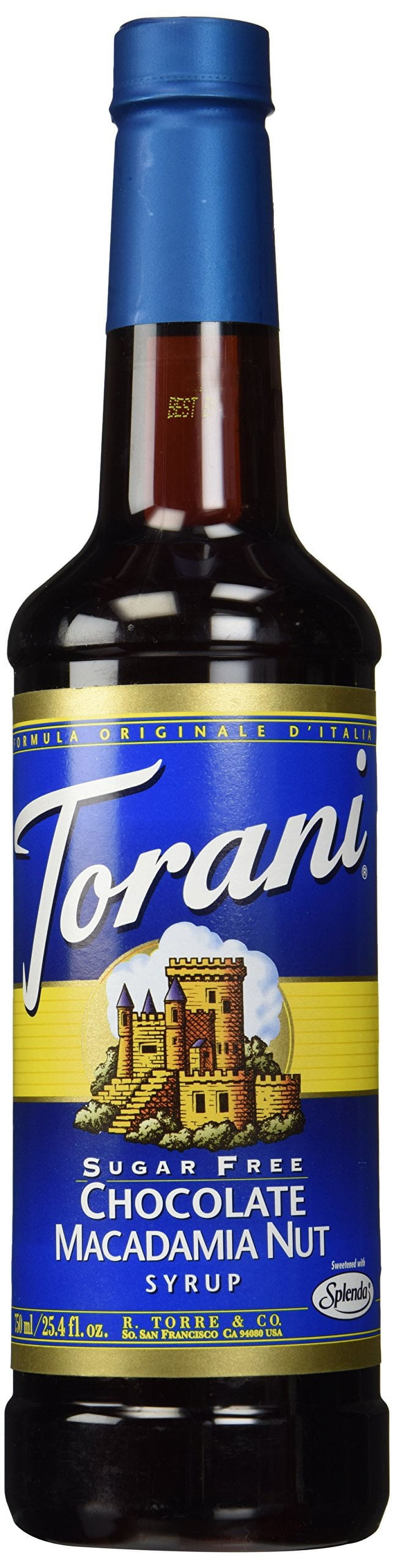 Torani Sugar Free Chocolate Macadamia Nut Syrup, 750 ml - Walmart.com