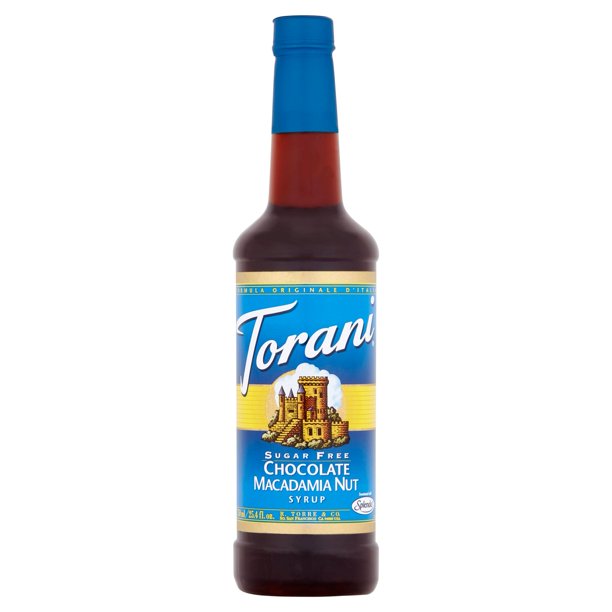 Torani Sugar Free Chocolate Macadamia Nut Syrup 750ml - Walmart.com