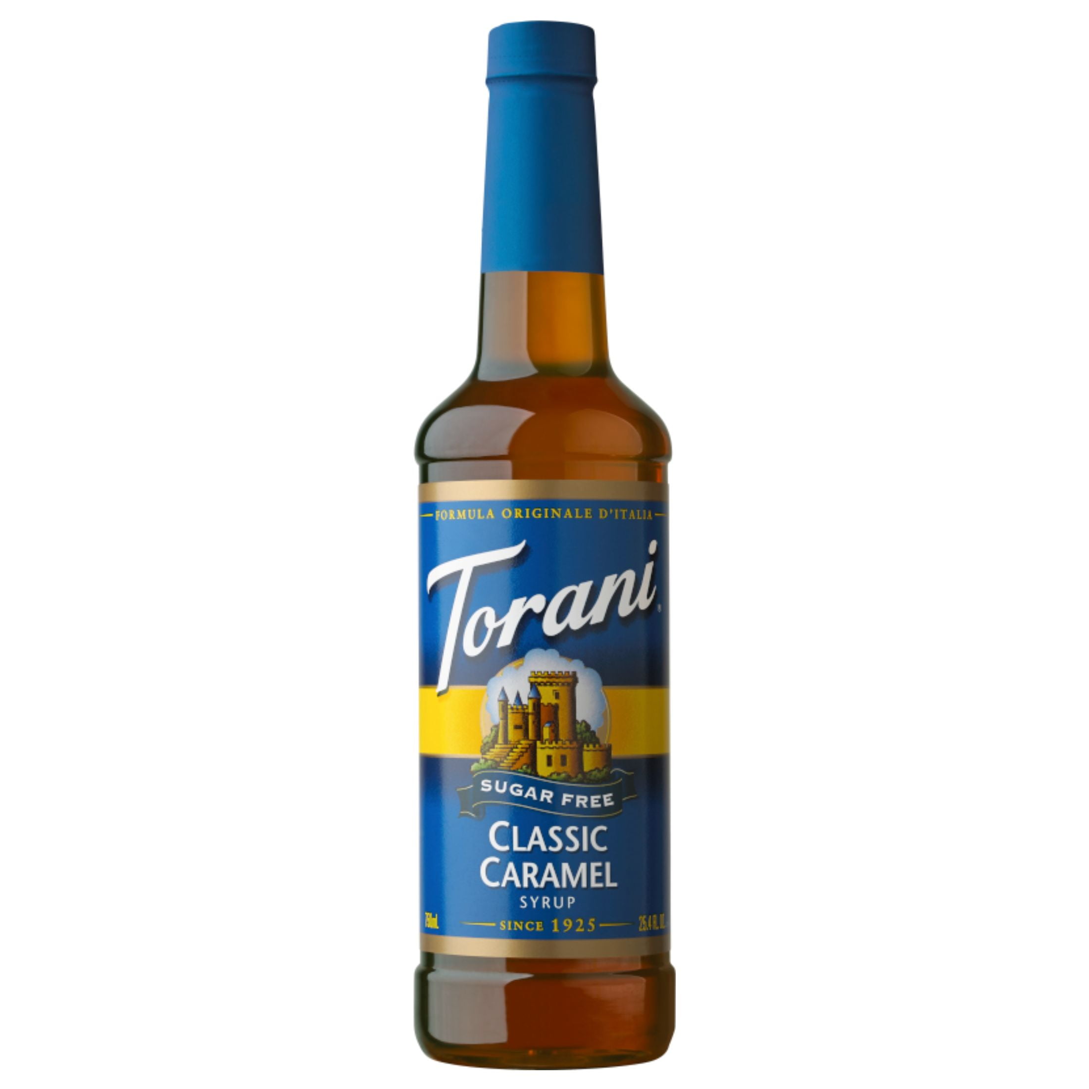 Torani Sugar Free Classic Caramel Flavoring Syrup, 25.4 oz, Coffee ...