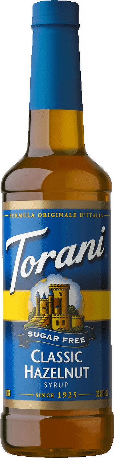 Torani Sugar Free Classic Hazelnut Flavoring Syrup, Coffee Flavoring ...